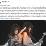 RIP … Lizzie Grey co-founder of legendary Hollywood band London passes ...