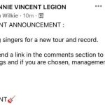 SHOCK ME … Vinnie Vincent had introduced new singer Scott Board just 6 ...