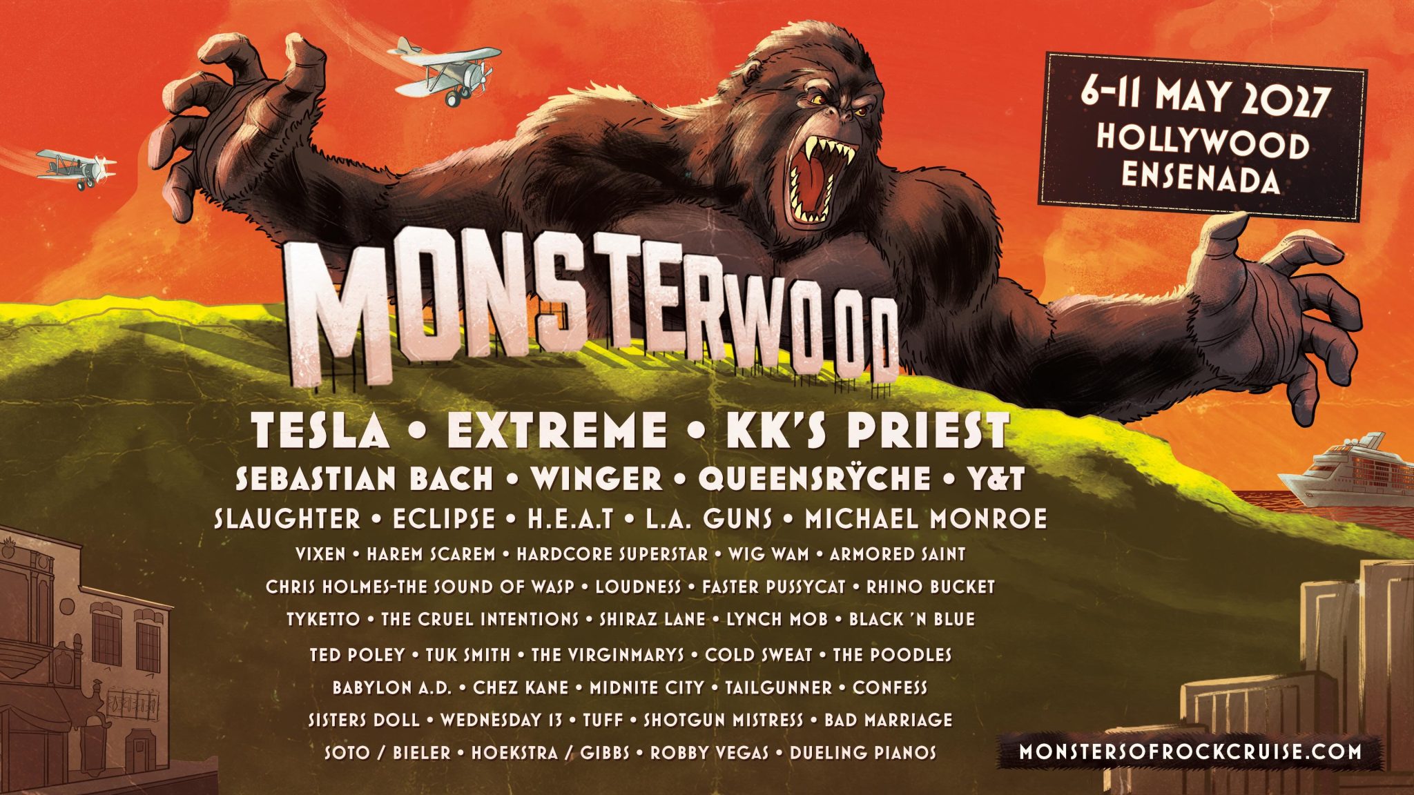 The West Coast MORC have just announced 45 bands for 2027 w/ Tesla ...